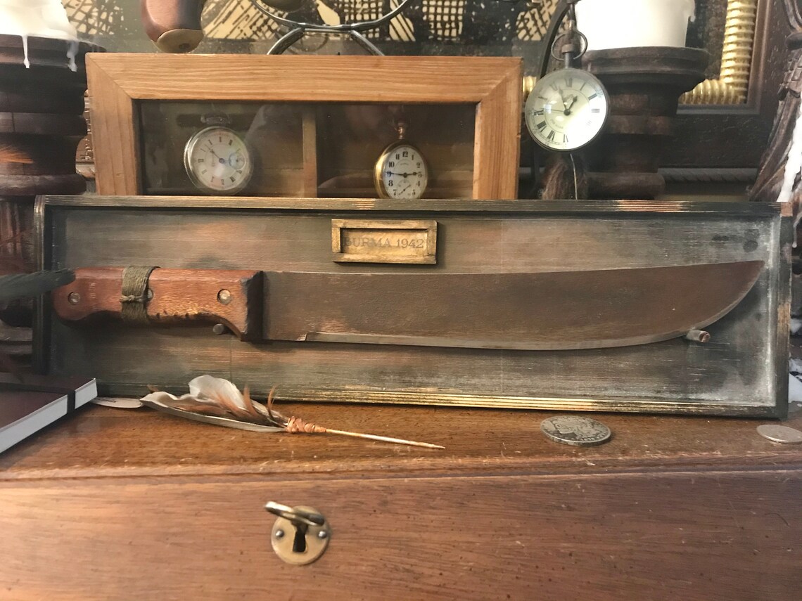 Replica Trophy Burma 1942 Machete Wall Decor - Etsy