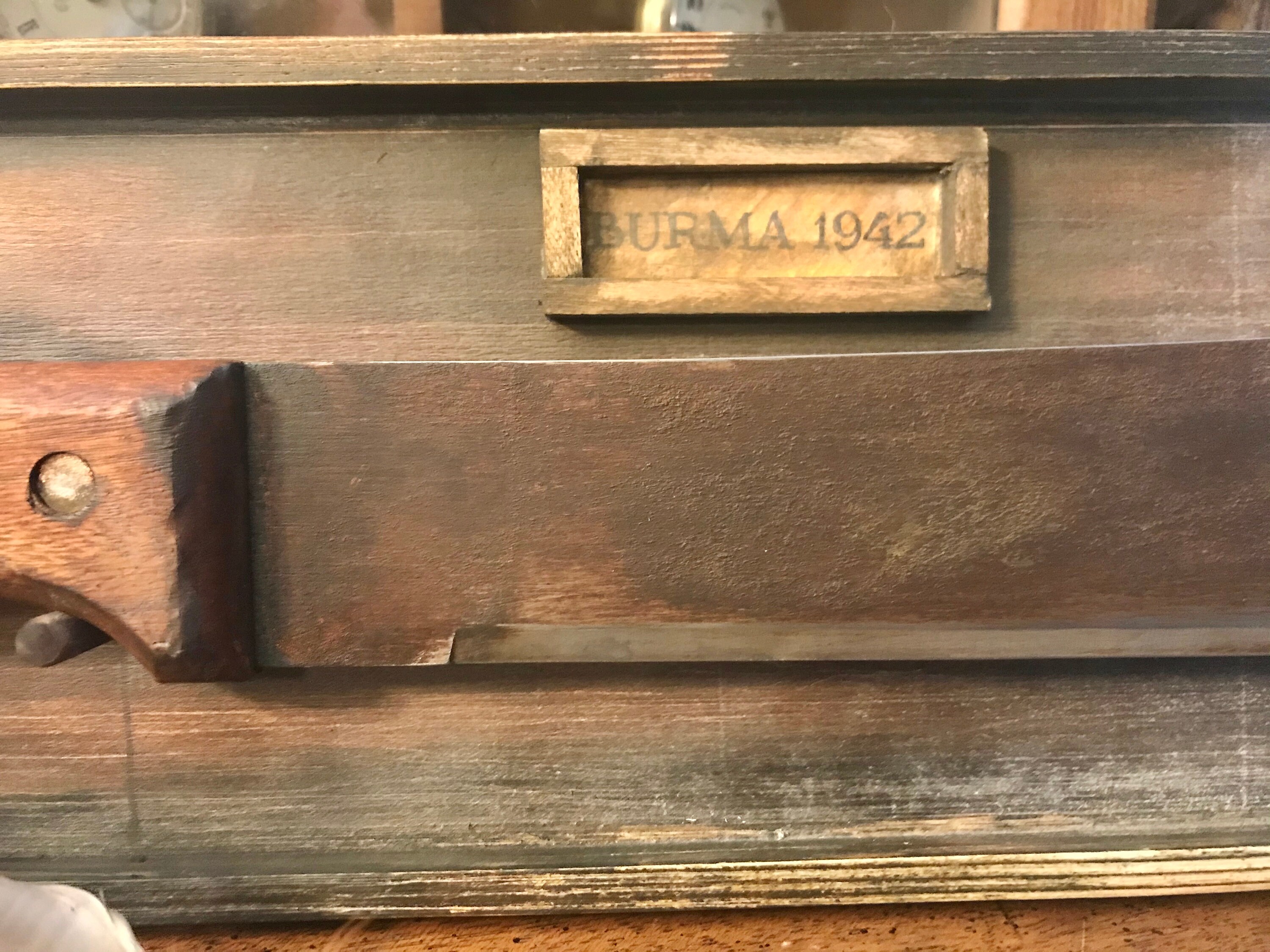 Replica Trophy Burma 1942 Machete Wall Decor - Etsy