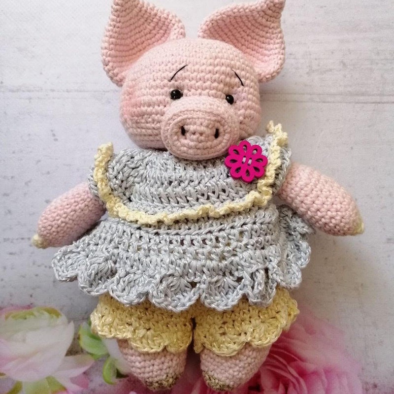 Pig Pull Toy - Etsy