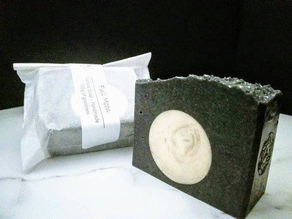 EXFOLIANT Full Moon Soap Vegan Handmade - Etsy