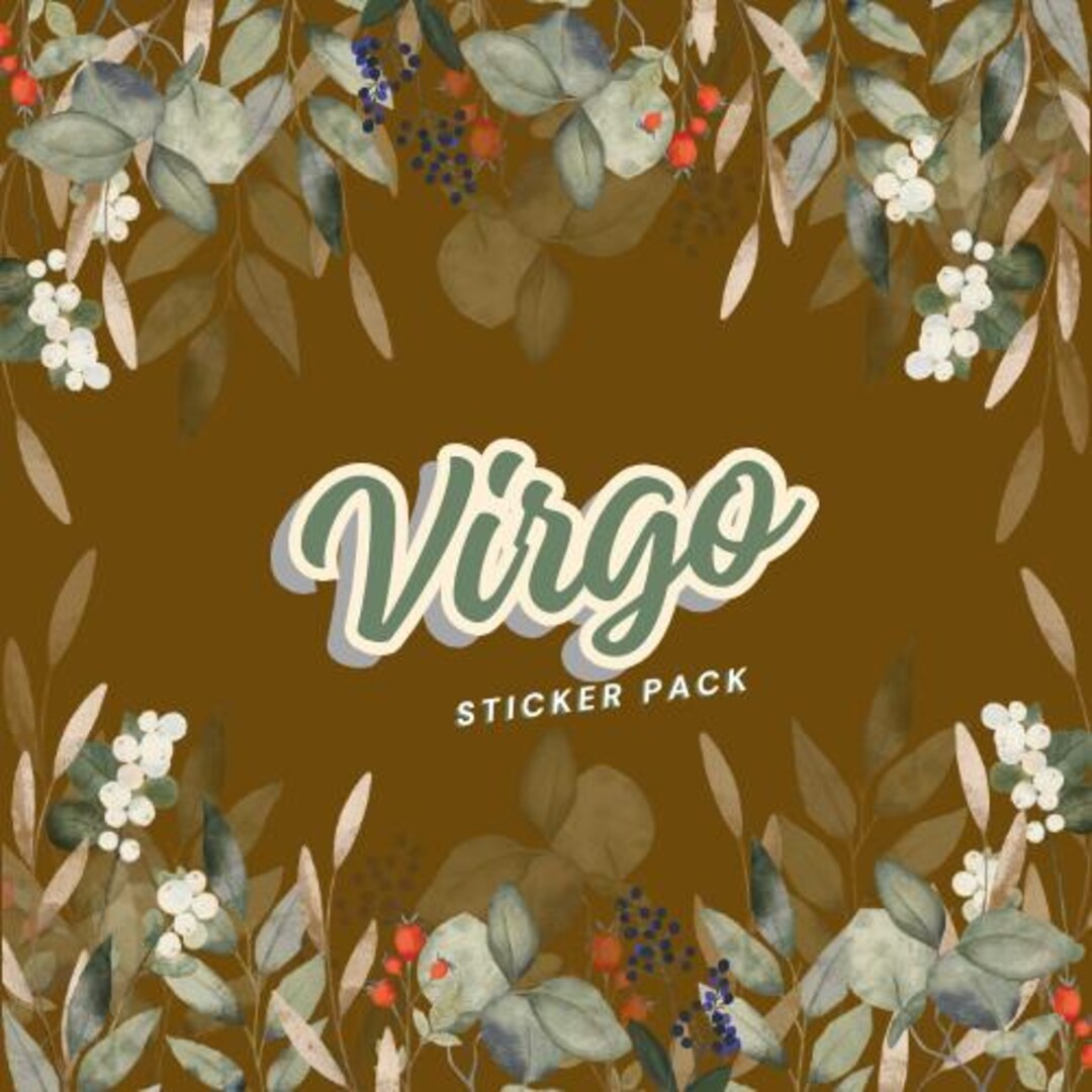 Virgo Sticker Pack- 20 - Etsy