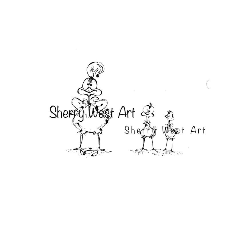 Chicken Stamps - Etsy