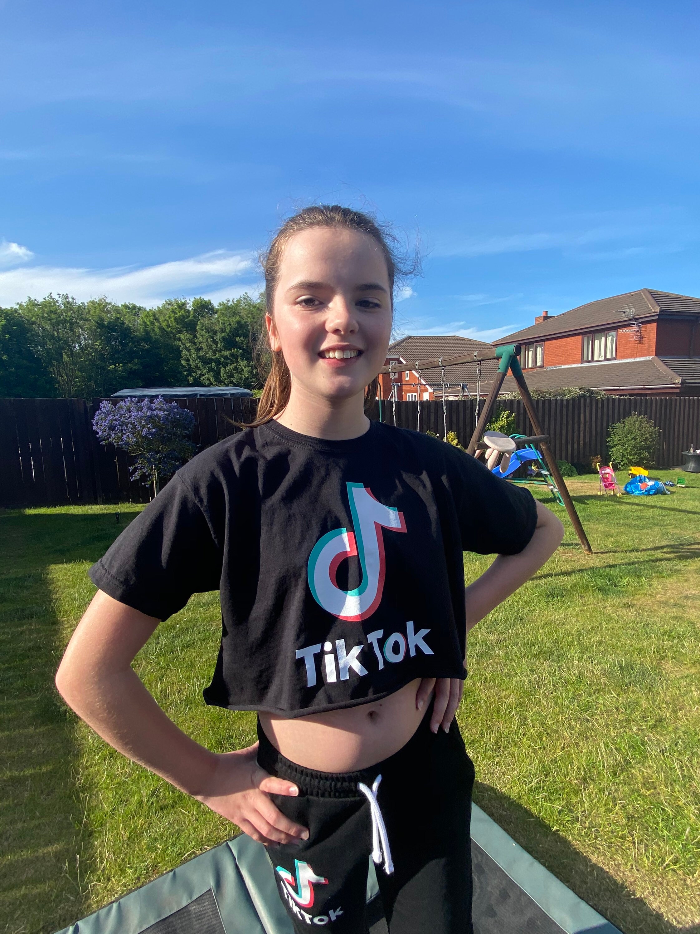 Tik Tok Inspired Cropped T Shirt Tiktok Merch Fan Merchfan Etsy