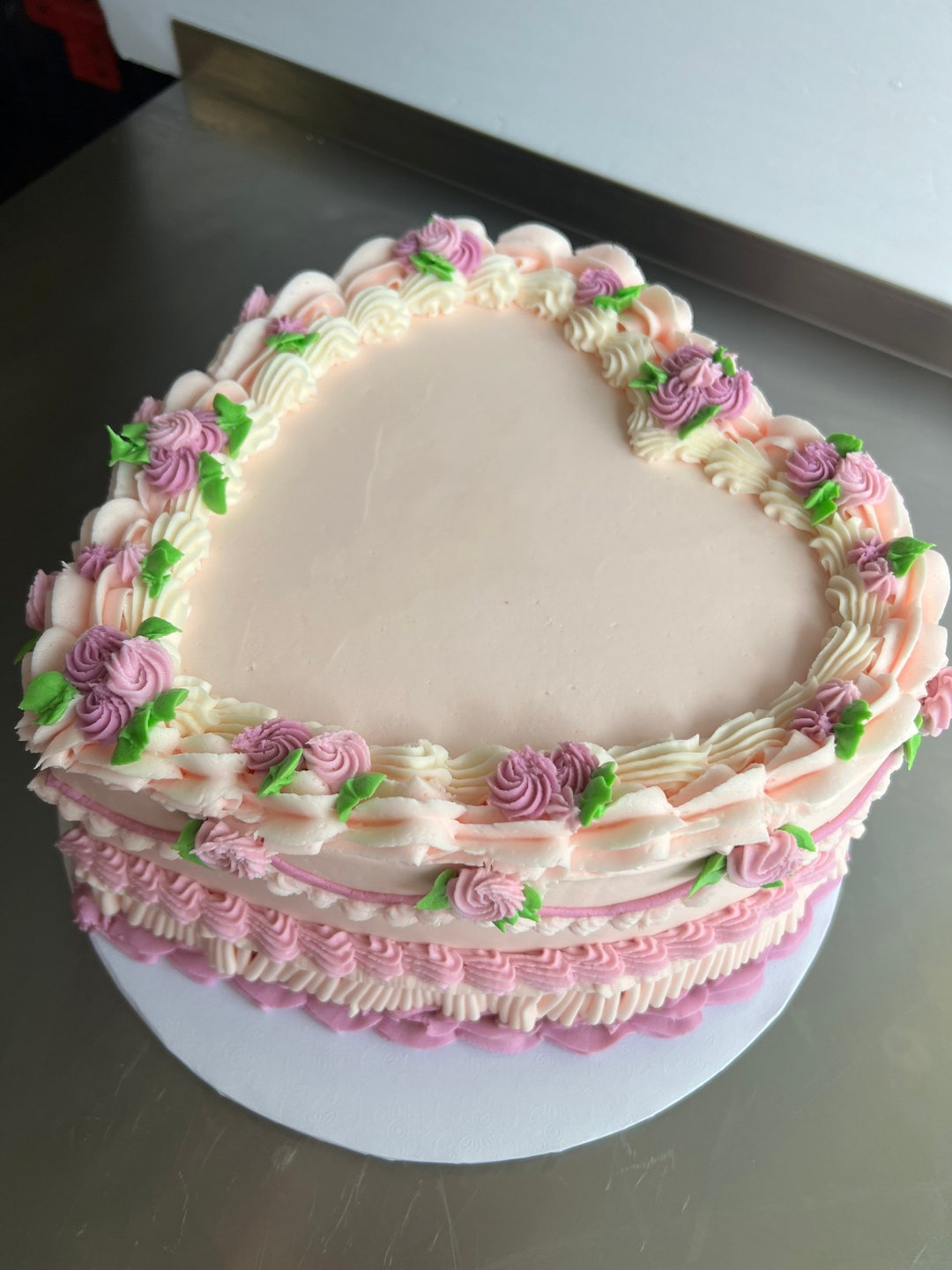 Dummy Heart Cake - Etsy