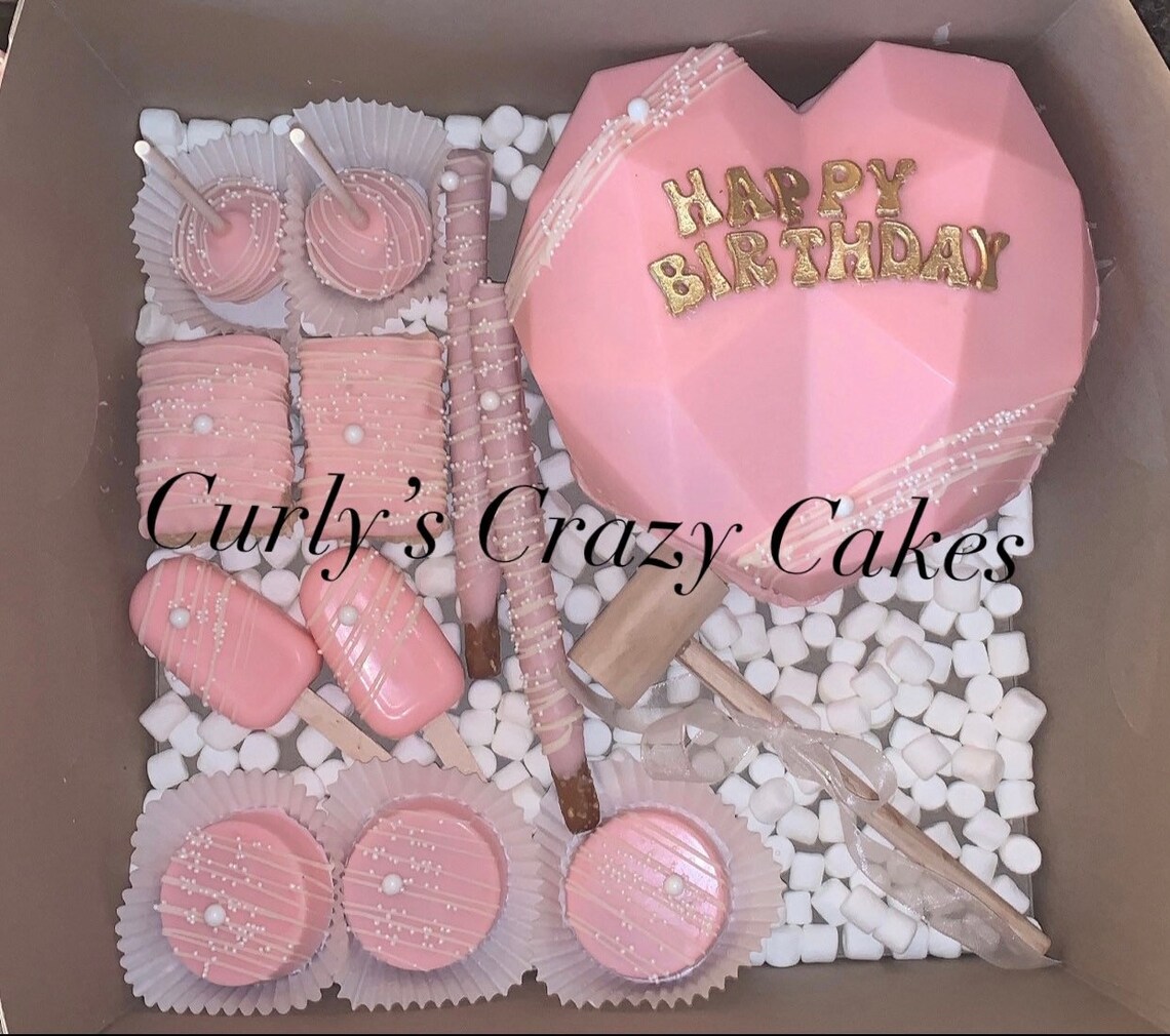 Original Maker..pink Breakable Heart W/gold Writing one | Etsy