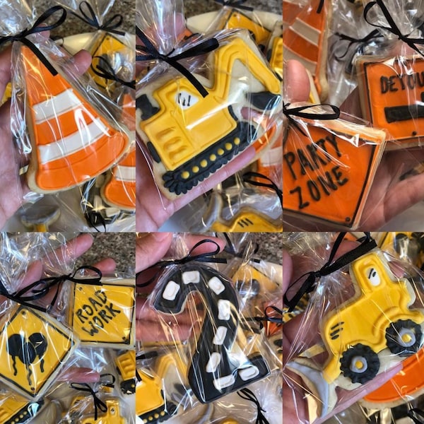 Construction Cookies - Etsy