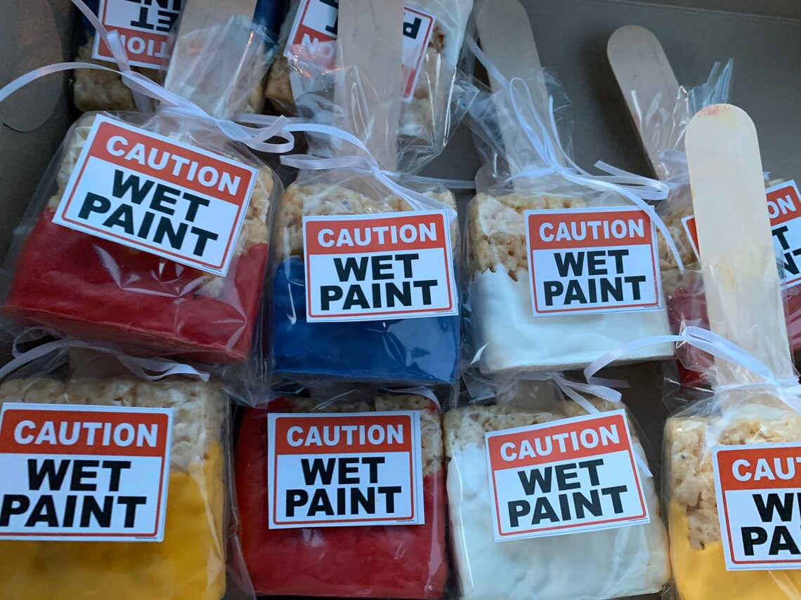 Wet Paint Rice Crispies - Etsy