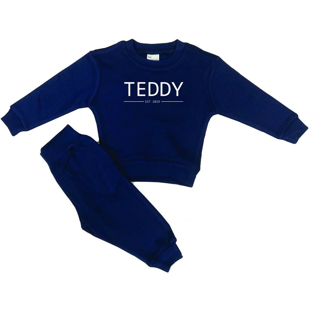 Personalised Boys Girls Tracksuit | Boys Girls Loungewear ...