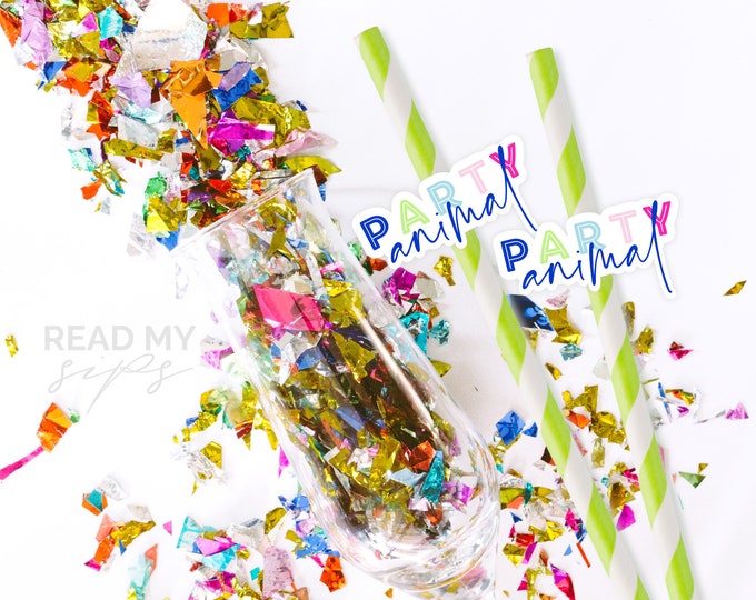 Birthday Party Straws Bachelorette Party Straws Straw Toppers Paper ...
