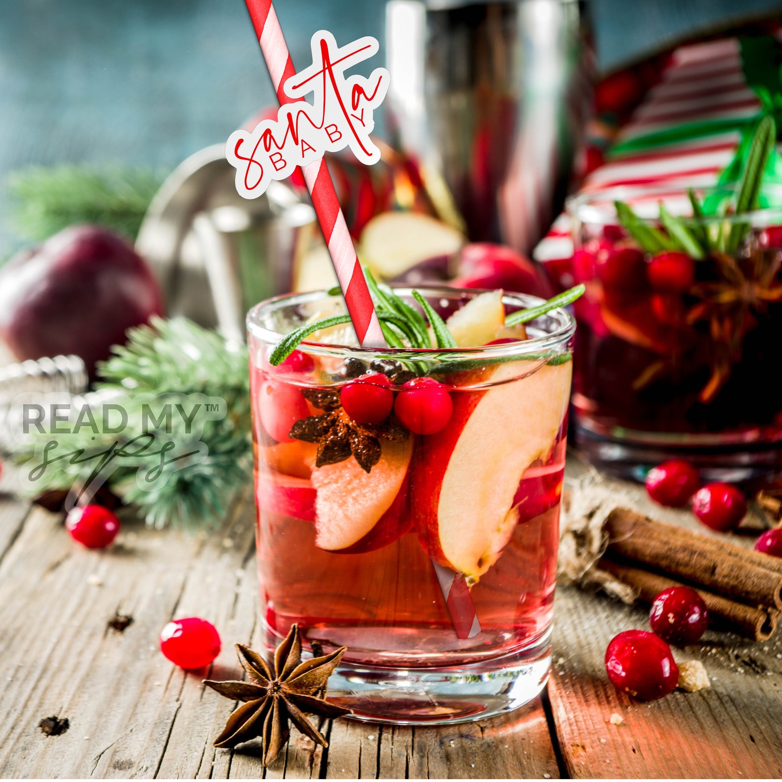 Christmas Straws Christmas Christmas Party Christmas Decor Christmas ...