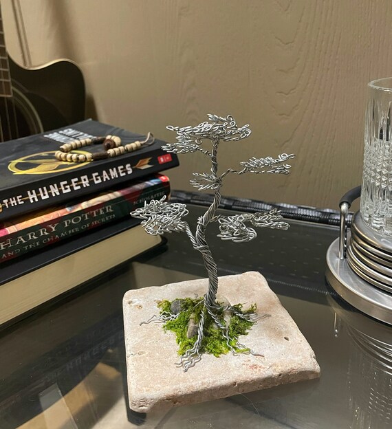 Silver Wire Bonsai Tree Tree of Life Japanese Style - Etsy