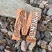 Tooled Leather Cake Topper - Etsy
