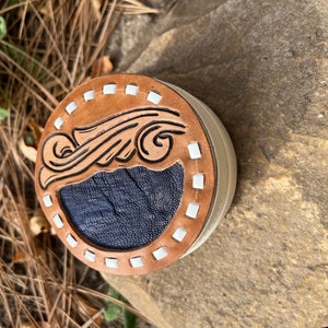 Tooled Leather Jewelry Box - Etsy
