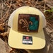 Tooled Leather Patch Hat - Etsy