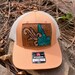 Tooled Leather Patch Hat - Etsy