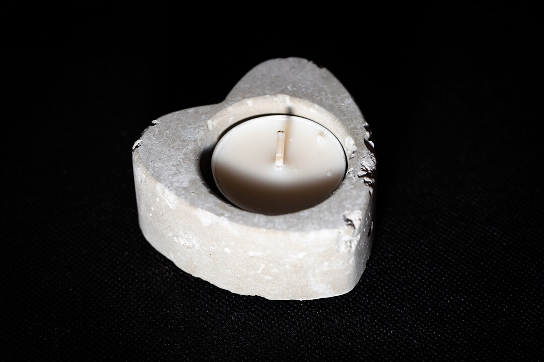 Modern Candle Holder With Lava Structure. A Gift for Your Girlfriend. A ...
