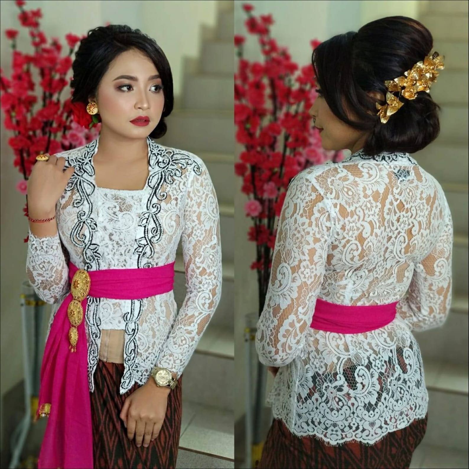 Traditional Indonesian Dress Kebaya Bali A003 Dewatastar - Etsy