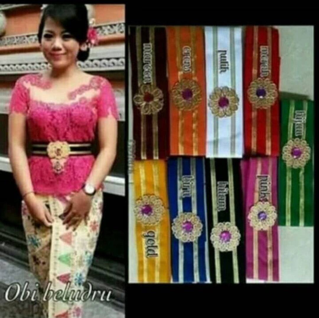 Traditional Indonesian Kebaya Belt S03 Bali Dewatastar - Etsy