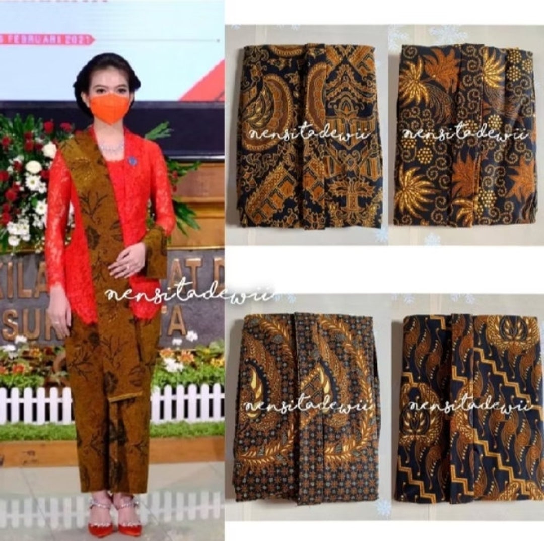 Traditional Indonesian Batik Scarf, Batik Shawl Scarf S04 Bali ...