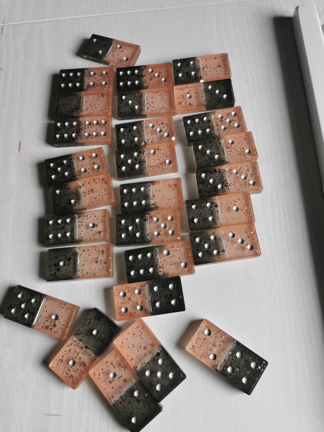 Full Set Of Hand Made Resin Dominoes Etsy full-set-of-hand-made-resin-dominoes-etsy