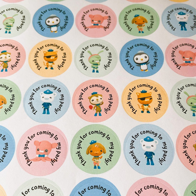 Octonauts Stickers - Etsy