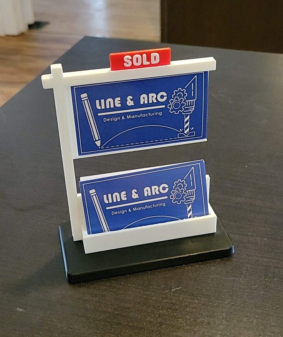 Real Estate CARD DISPLAY – Business Card Holder – Real Estate – Display ...