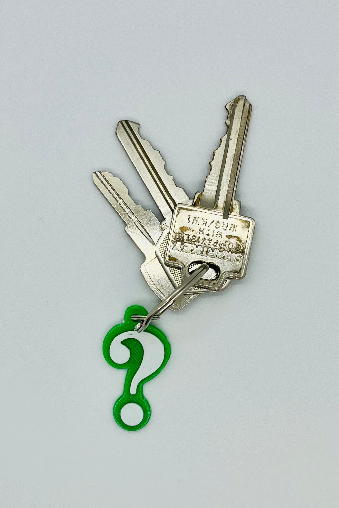 Question Mark Keytag - Mystery Keytag - Question Mark Keychain ...