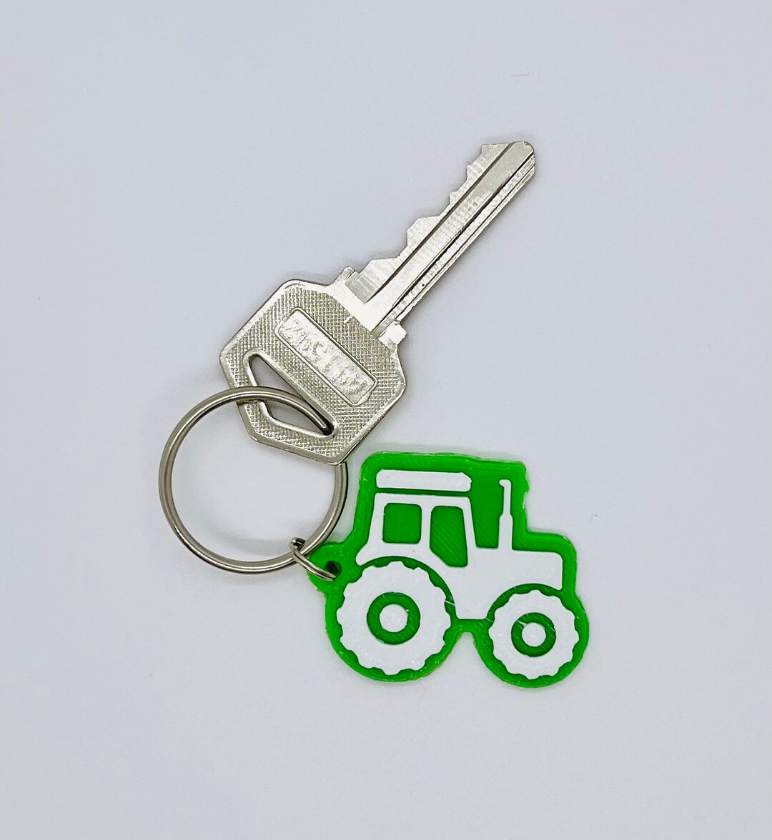 Tractor Keytag - Tractor Keychain - Tractor - Farm Keychain ...