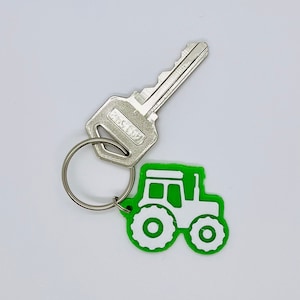 Tractor Keytag - Tractor Keychain - Tractor - Farm Keychain ...