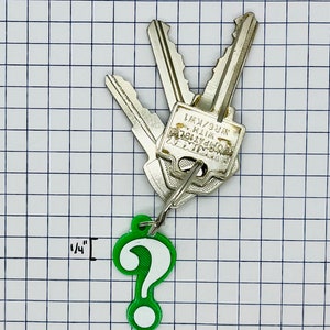 Question Mark Keytag - Mystery Keytag - Question Mark Keychain ...