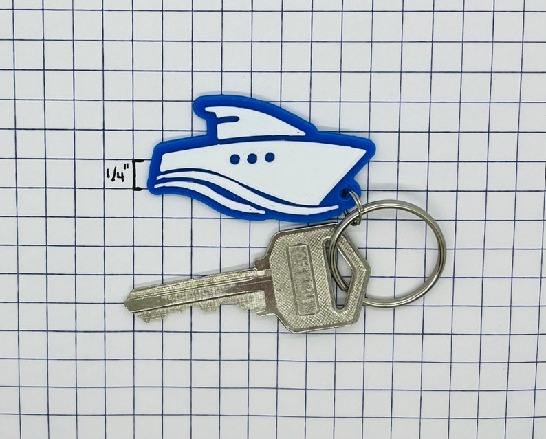 Boat Keytag - Etsy