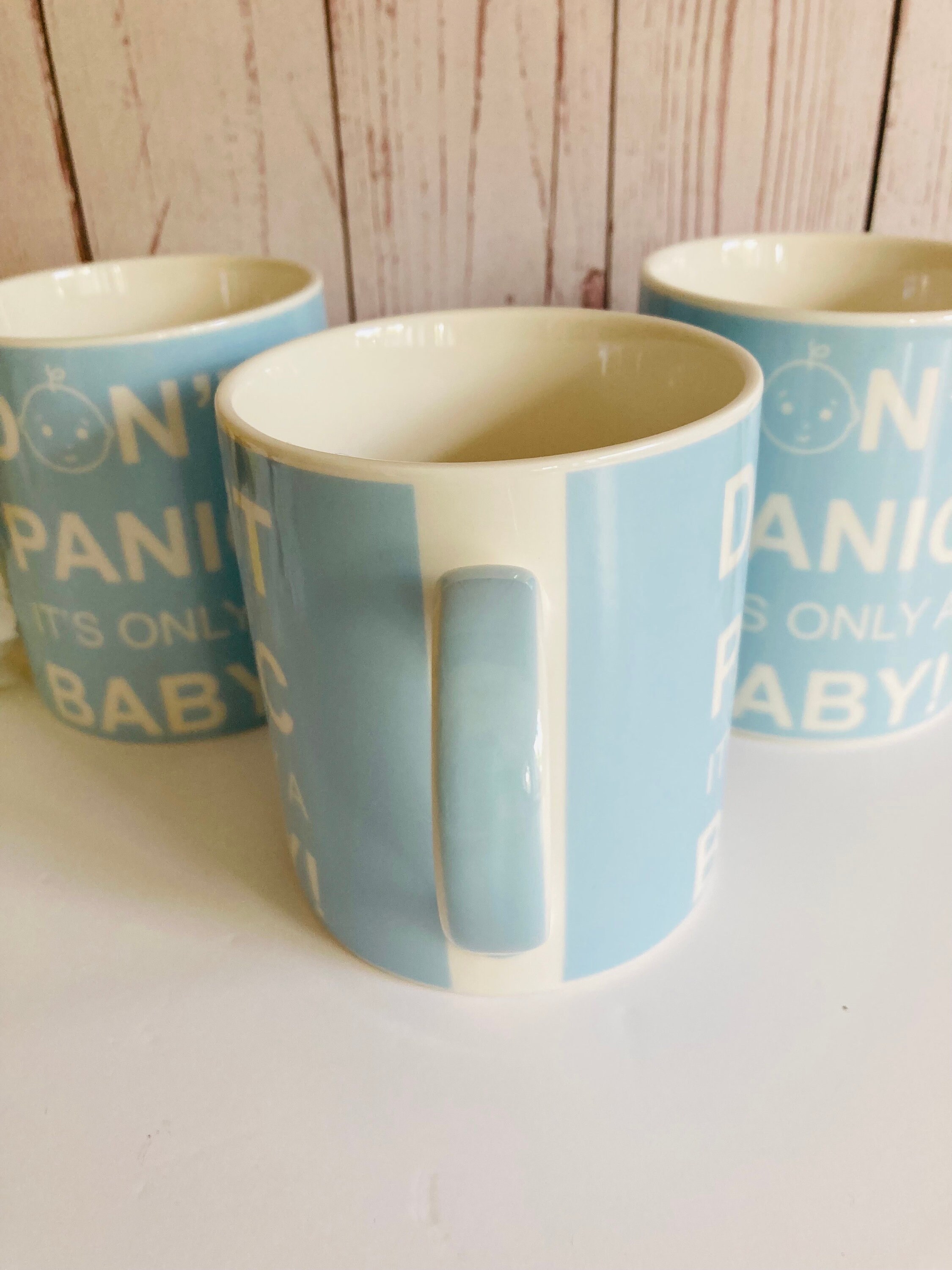 New Parent Mugs, Mummy Mug, Daddy Mug, New Baby Mug, Don't Panic Mugs ...