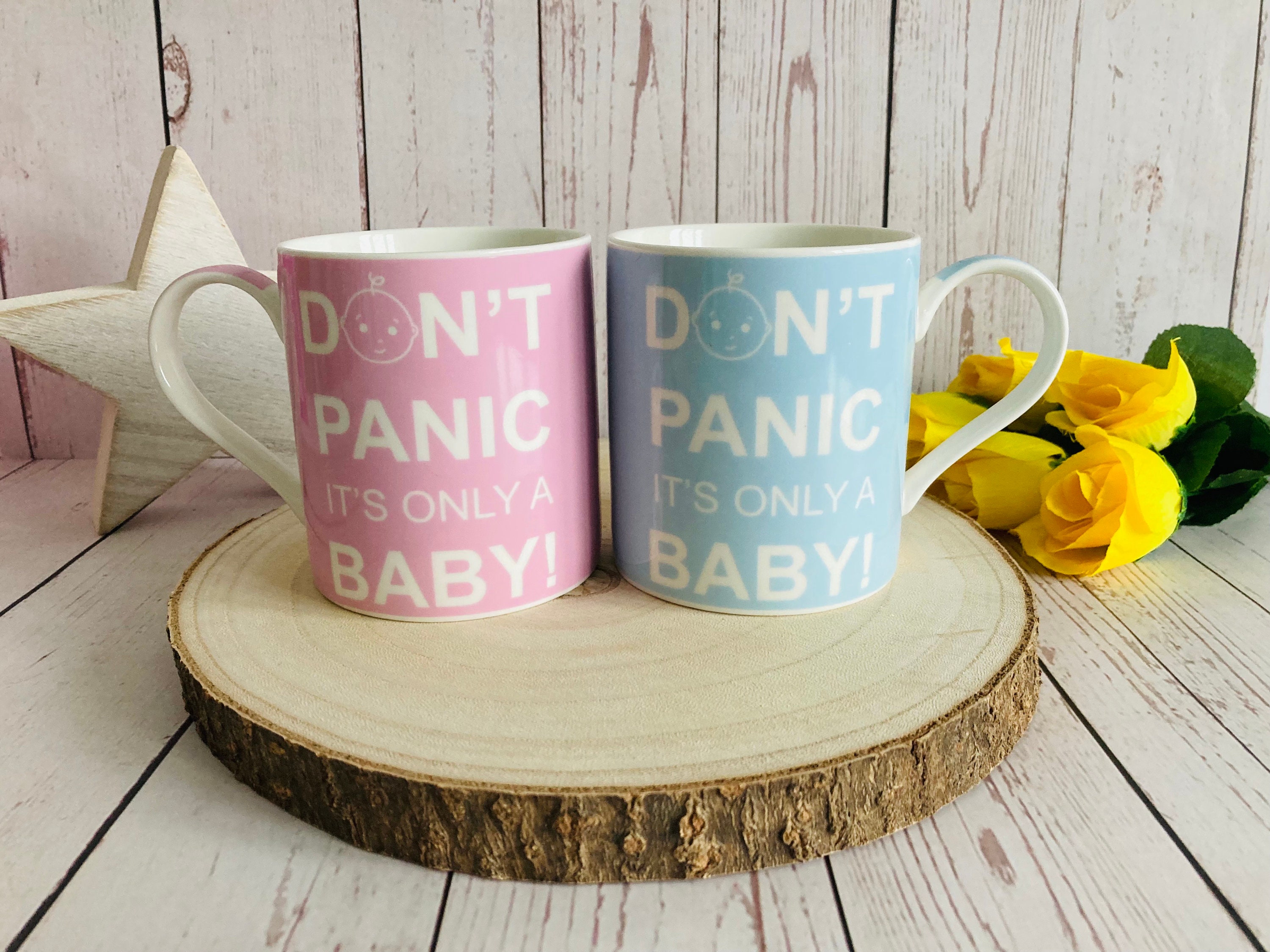 New Parent Mugs, Mummy Mug, Daddy Mug, New Baby Mug, Don't Panic Mugs ...