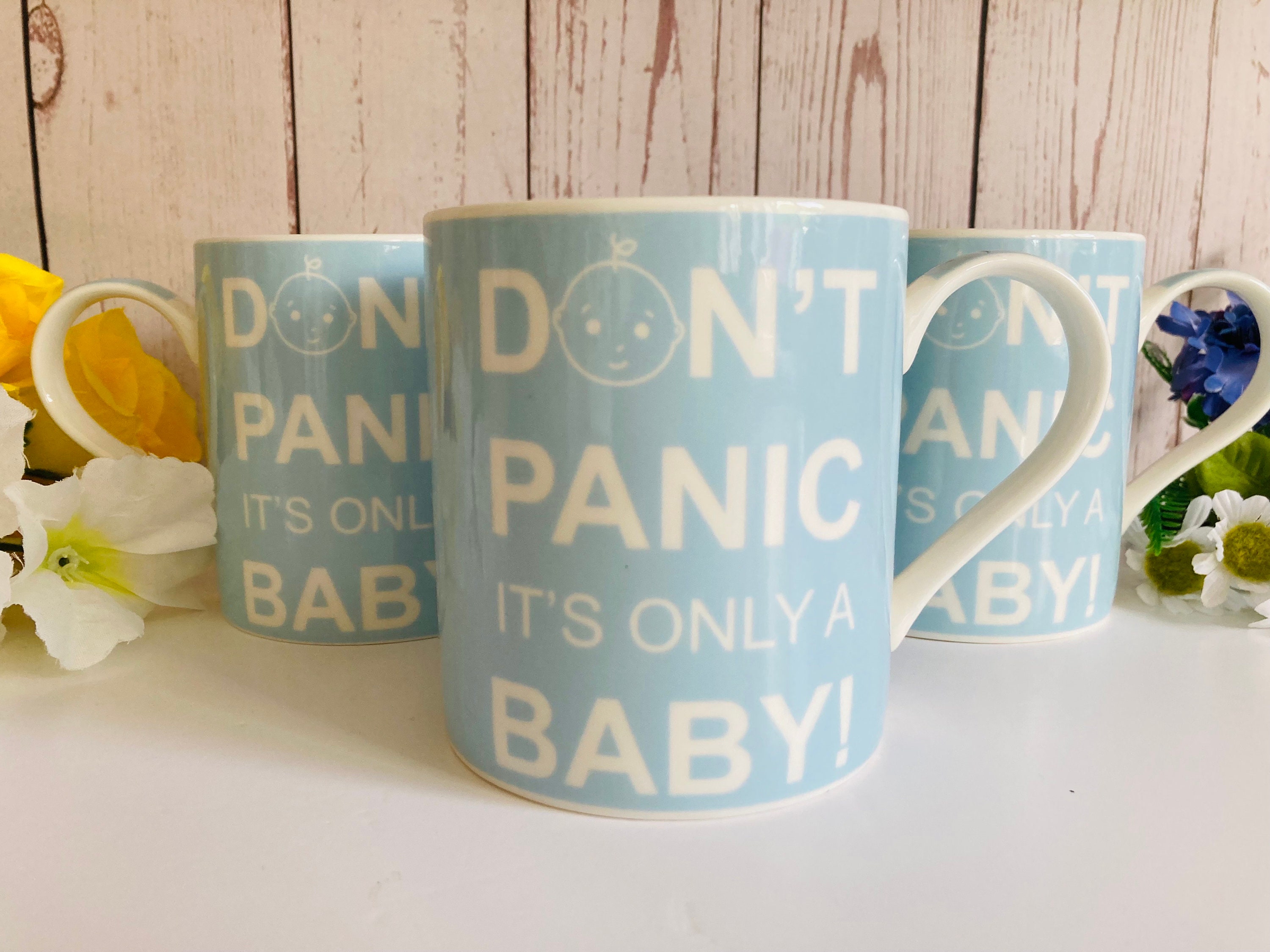 New Parent Mugs, Mummy Mug, Daddy Mug, New Baby Mug, Don't Panic Mugs ...
