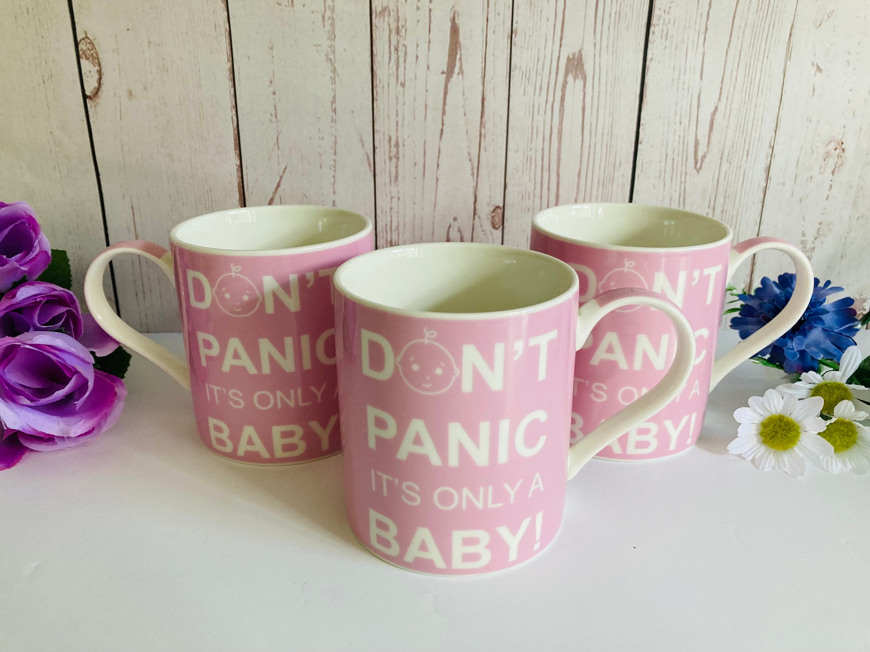 New Parent Mugs, Mummy Mug, Daddy Mug, New Baby Mug, Don't Panic Mugs ...