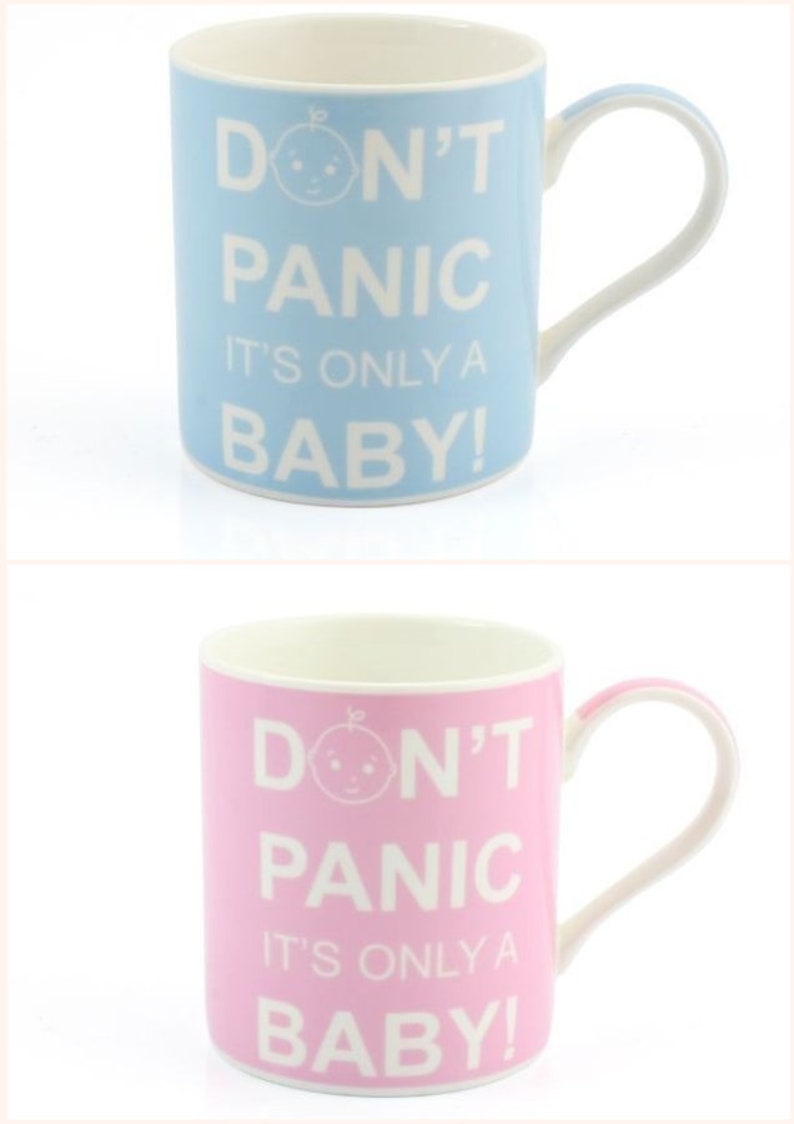 New Parent Mugs, Mummy Mug, Daddy Mug, New Baby Mug, Don't Panic Mugs ...