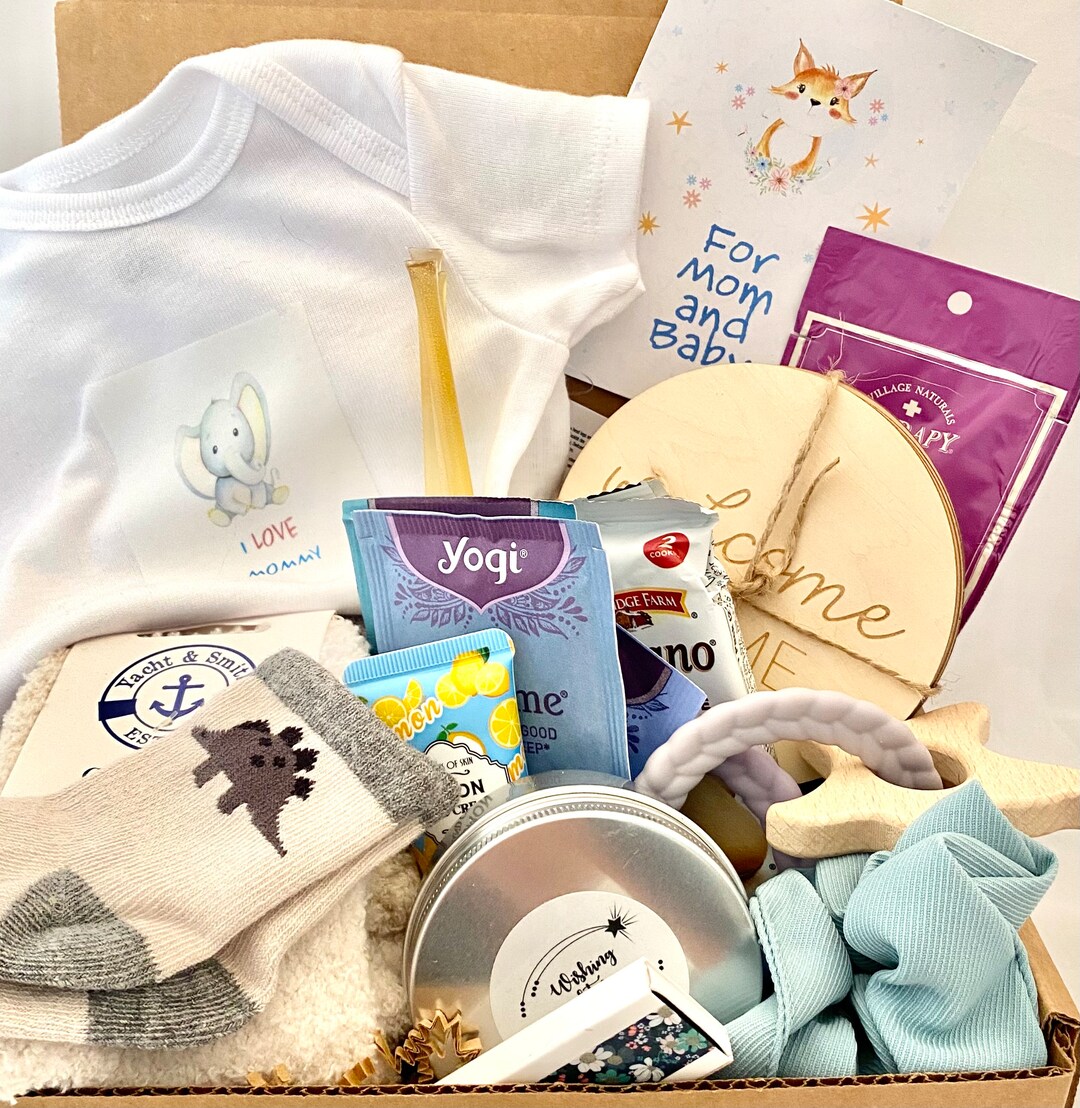 Mom and Baby Gift Box / New Mom Gift Box / New Baby Gift Box ...