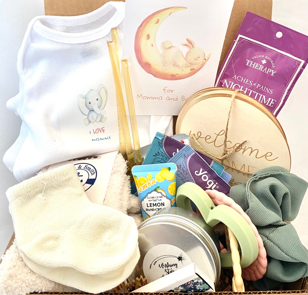Mom and Baby Gift Box / New Mom Gift Box / New Baby Gift Box ...