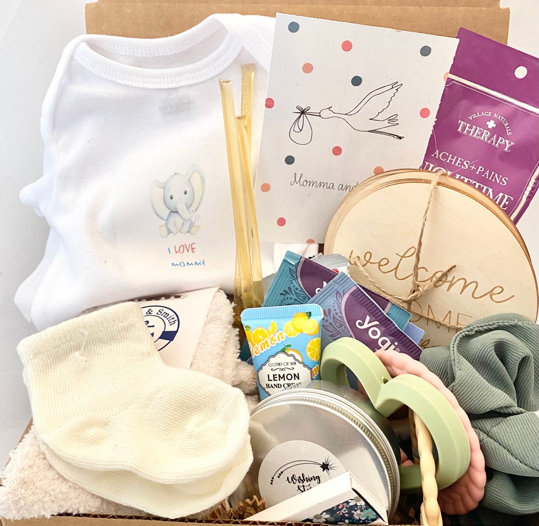 Mom and Baby Gift Box / New Mom Gift Box / New Baby Gift Box ...