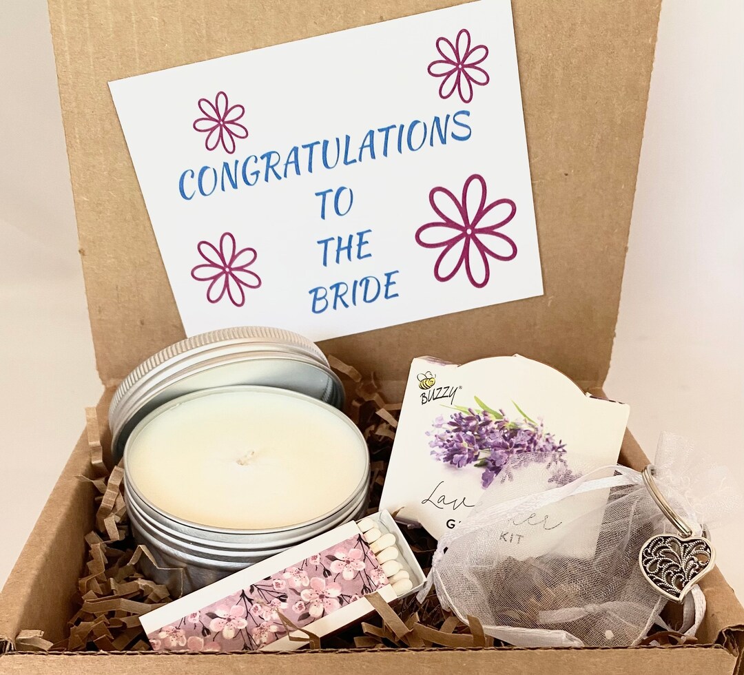 Congratulations to the Bride / Bride Gift / Wedding Shower Gift Box ...