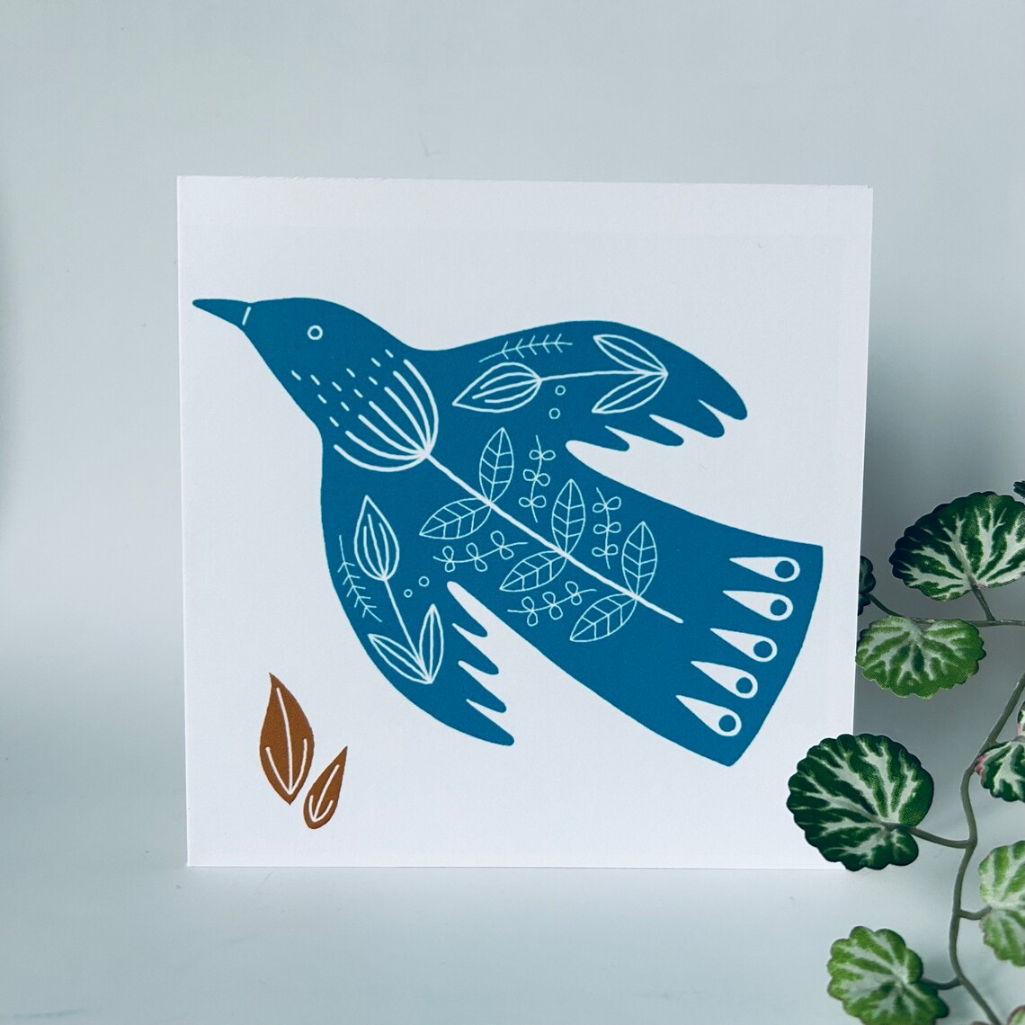 Folk Bird - Set of 4 Original Design Greetings Cards - Etsy