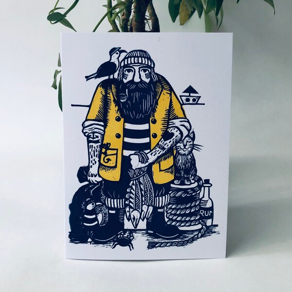 Fisherman Cards - Etsy