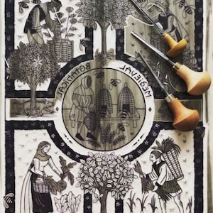 Medieval Botanical - Greetings Card Digitally Created From an Original ...