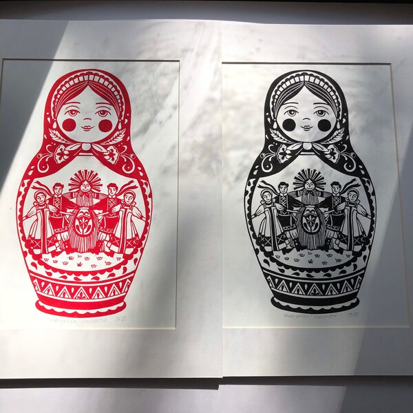 Matryoshka Print - Etsy