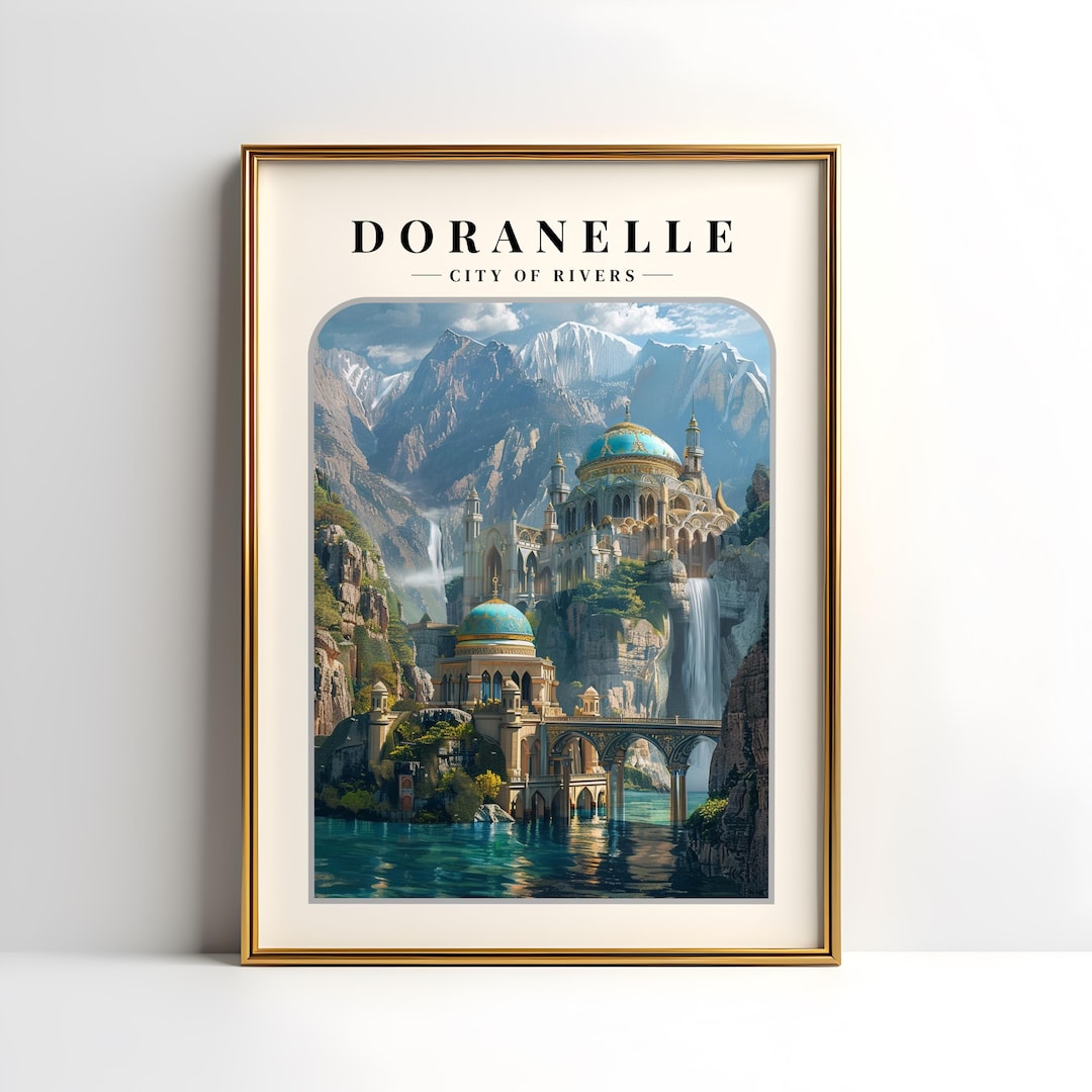 Doranelle Throne of Glass Digital Print | Throne of Glass Poster | City ...