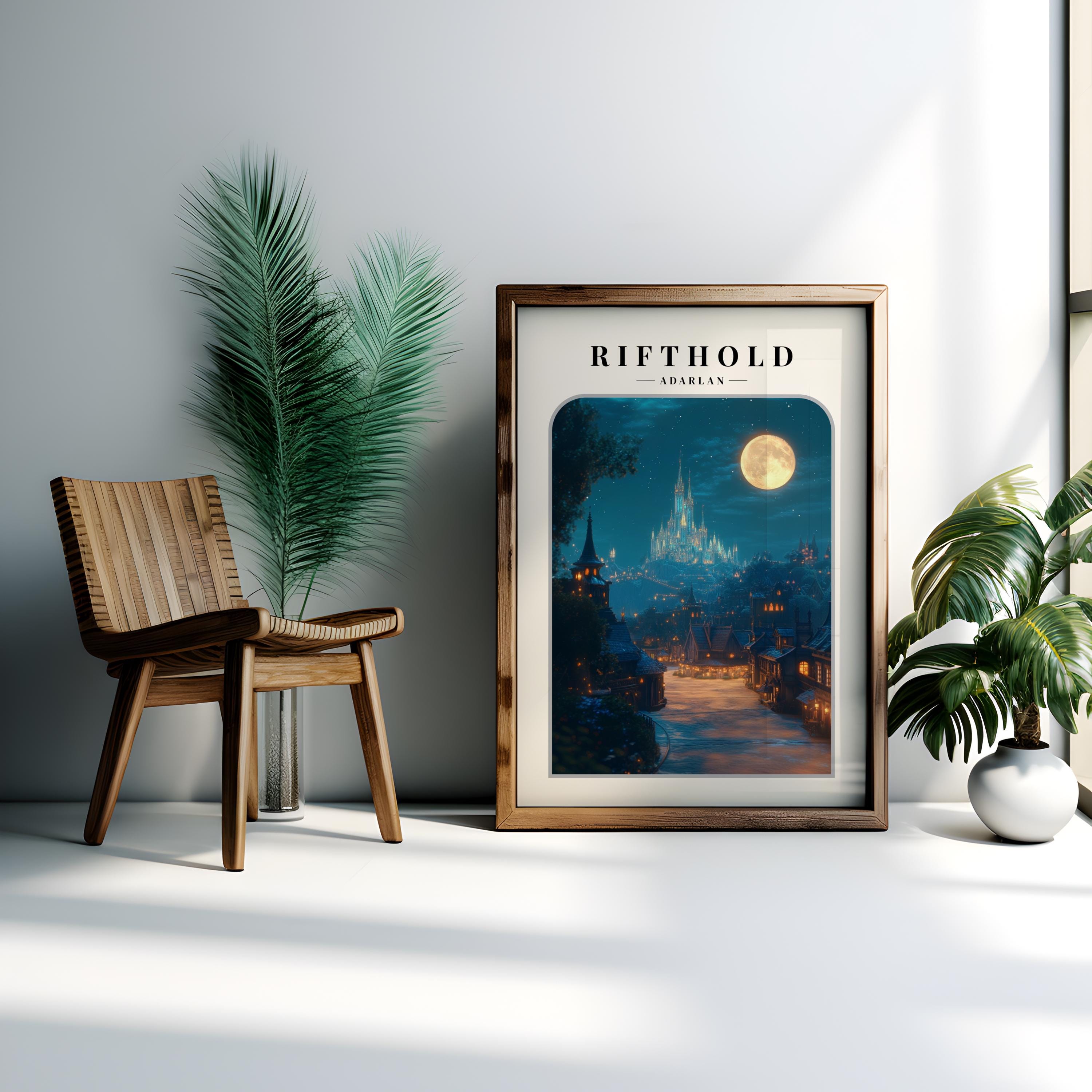 Rifthold Glass Castle Aesthetic Poster Digital Print | Throne of Glass ...