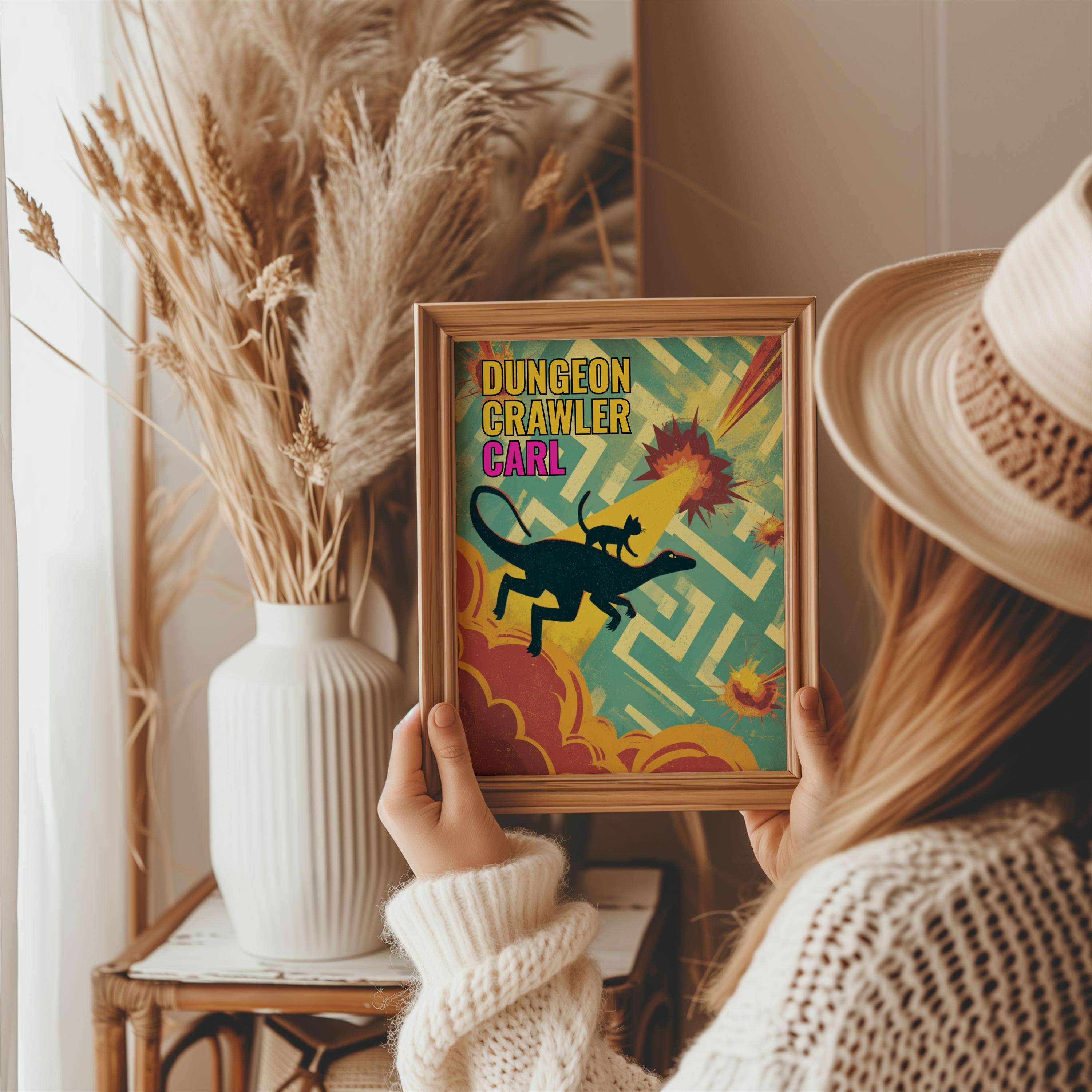 Dungeon Crawler Carl Digital Poster | Sci-fi Fantasy Wall Print ...
