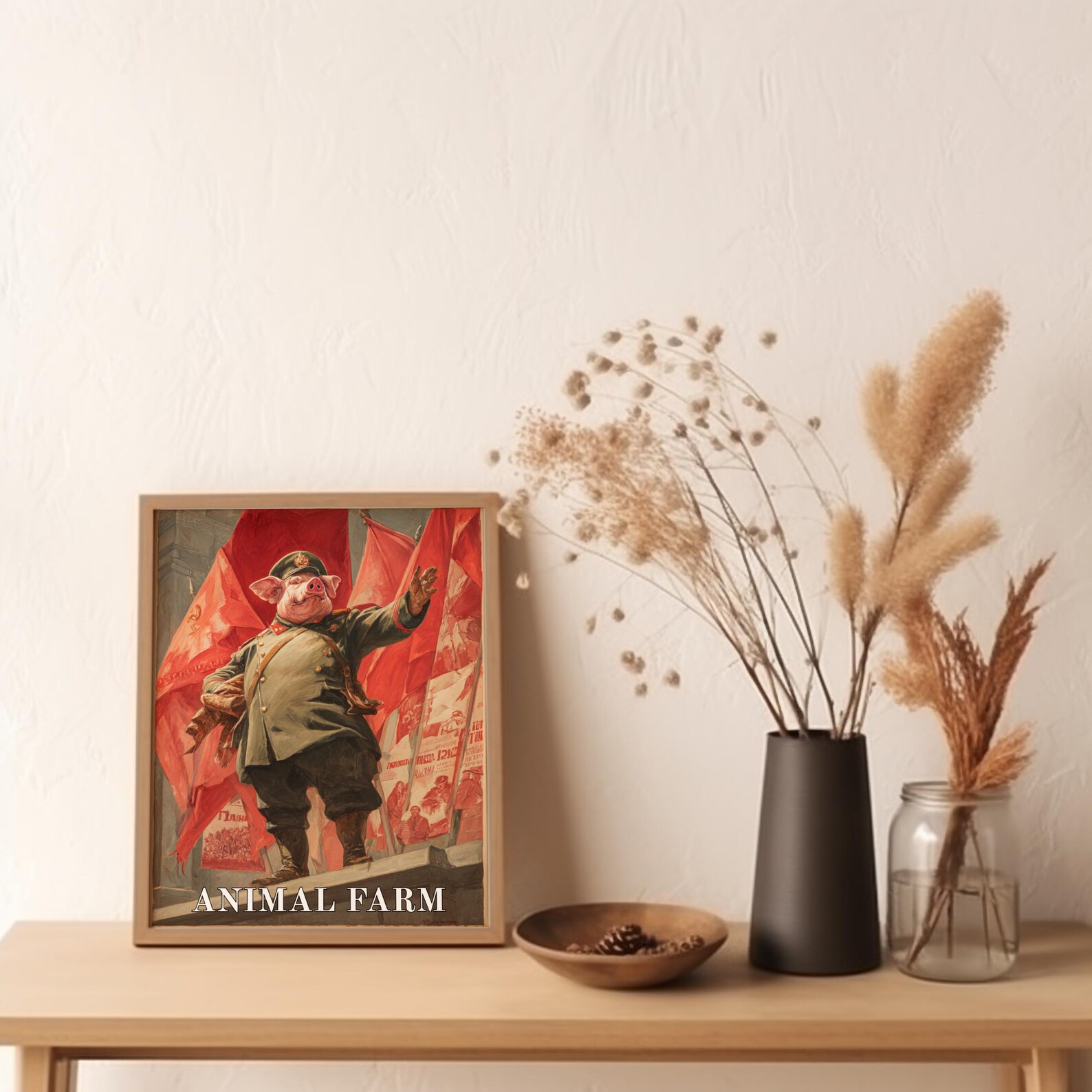 Animal Farm George Orwell Digital Print | Classical Literature Inspired ...