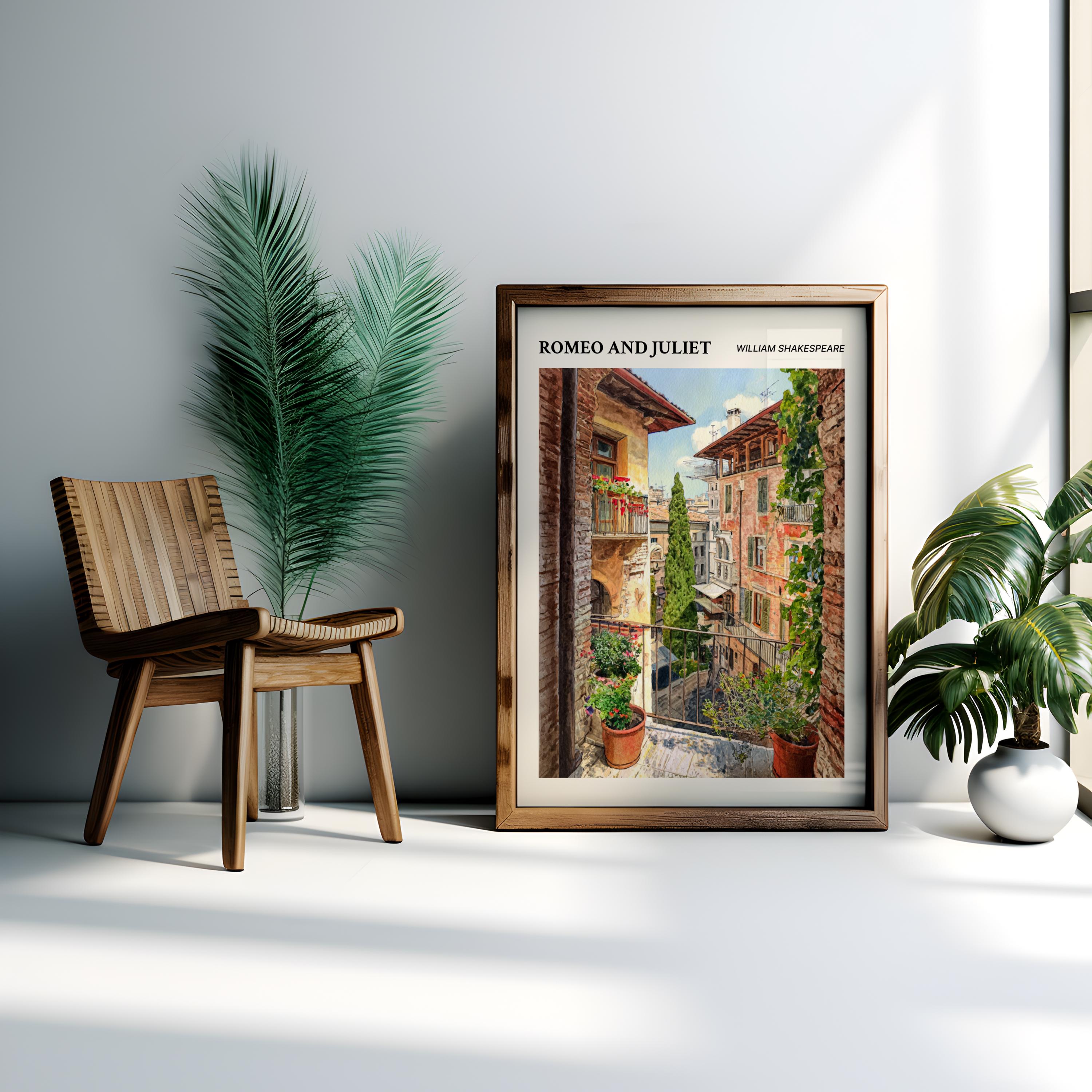 Romeo and Juliet Digital Wall Art | Literary Art Print | William ...