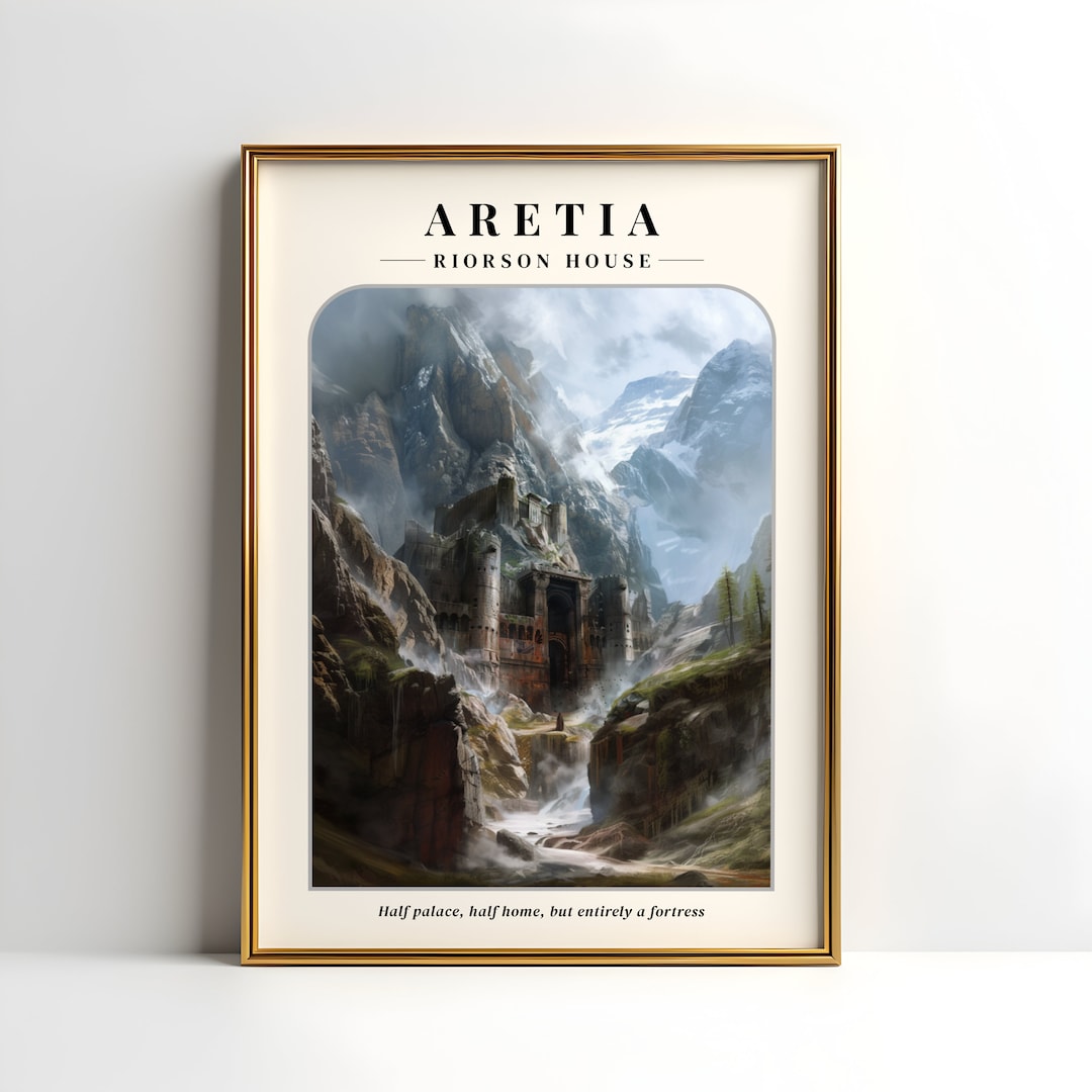 Iron Flame Riorson House Digital Art Poster | Fourth Wing Poster Art ...